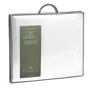 Gingerlily Silk Filled Mattress Protector, King - White
