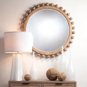 JAMIE YOUNG CO. Brighton Round Wood Mirror