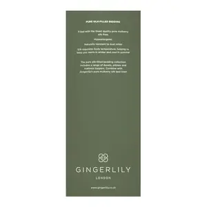 Gingerlily Silk Filled Pillow, Standard