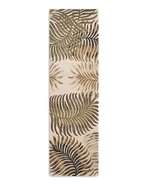 Kas Havana Fern View Runner Area Rug, 2'3 X 8 - Ivory/cream