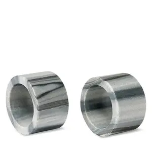 SFERRA Anelli Napkin Ring, Set Of 2 - Grey