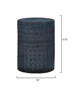 JAMIE YOUNG CO. Wildflower Indoor/outdoor Ceramic Side Table