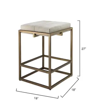 JAMIE YOUNG CO. Shelby Hide Counter Stool