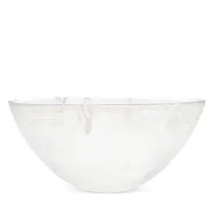 KOSTA BODA Contrast Bowl, Large - White/white