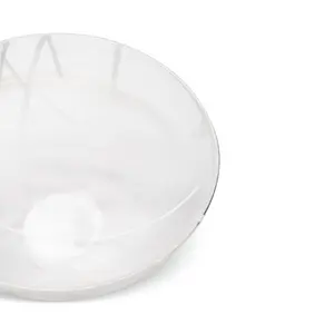 KOSTA BODA Contrast Bowl, Large - White/white