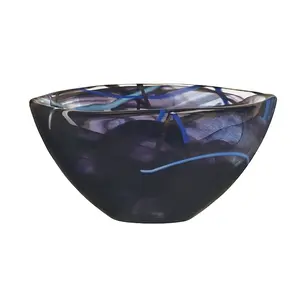 KOSTA BODA Contrast Bowl, Small Black