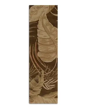 Kas Havana Rainforest Runner Area Rug, 2'3 X 8 - Brown