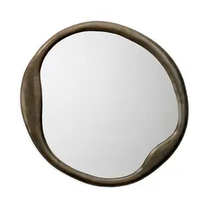 JAMIE YOUNG CO. Organic Metal Round Wall Mirror - Antique Brass