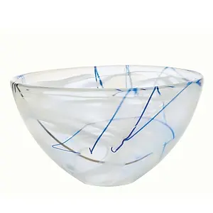 KOSTA BODA Contrast Bowl, Medium White/ Multi