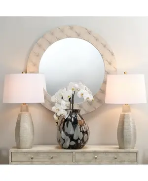JAMIE YOUNG CO. Chester Round Mirror - Ivory