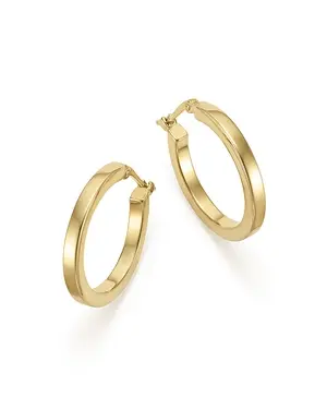 Bloomingdale'S 14k Yellow Square Hoop Earrings - Gold