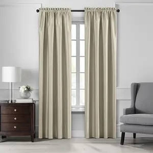 ELRENE HOME FASHIONS Colette Blackout Window Curtain, 52 X 84 - Ivory