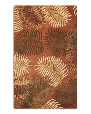 Kas Havana Fern View Area Rug, 5' X 8 - Rust