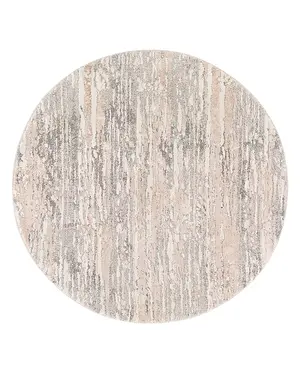 Livabliss Venice Vne-2301 Round Area Rug, 5'3 X 5'3 - Beige