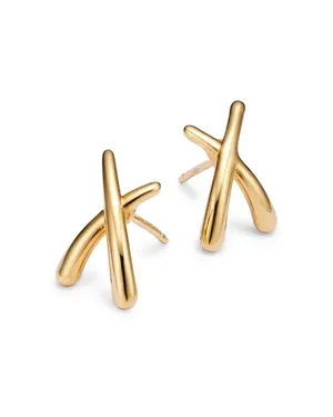 Bloomingdale'S 14k Small X Stud Earrings