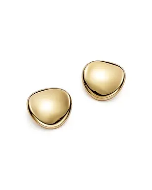 Bloomingdale'S 14k Yellow Disc Stud Earrings - Gold
