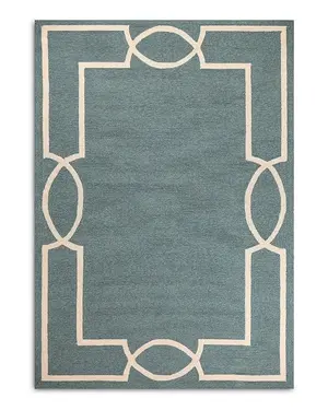 Kas Libby Langdon Hamptons Madison Area Rug, 5' X 7' Light Blue
