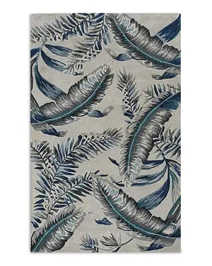 Kas Havana Tropics Area Rug, 5' X 8 - Gray