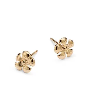 MOON & MEADOW 14k Yellow Daisy Stud Earrings