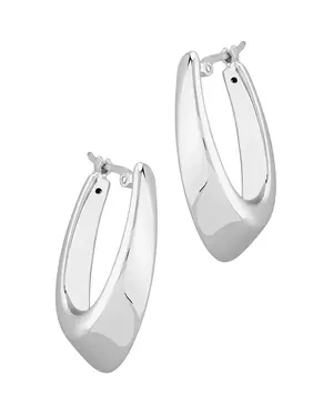 Bloomingdale'S Medium Hoop Earrings - White