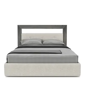 HUPPE Cloe Queen Bed - Anthracite Birch / Nubia