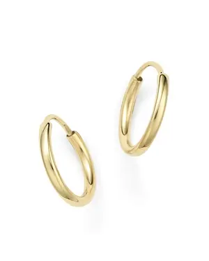 Bloomingdale'S 14k Yellow Small Endless Hoop Earrings - Gold