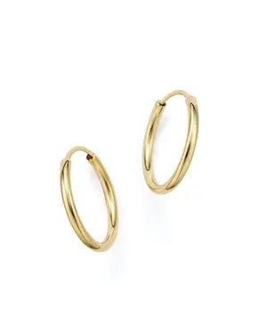 Bloomingdale'S 14k Yellow Endless Hoop Earrings - Gold