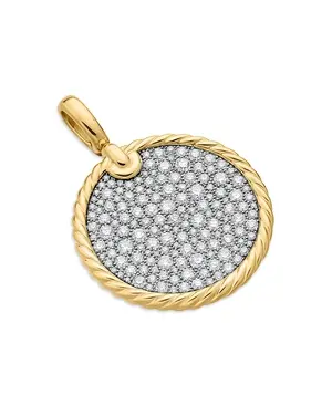 David Yurman Dy Elements Diamond Pendant - Gold