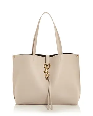 Rebecca Minkoff Megan Large Leather Tote - Stone