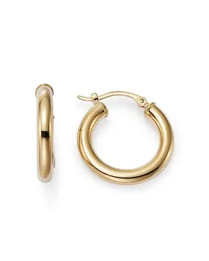 Bloomingdale'S 14k Yellow Hoop Earrings - Gold