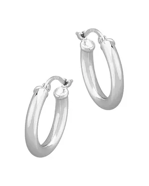 Bloomingdale'S Small 14k Gold Hoop Earrings - White