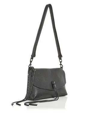 Rebecca Minkoff Darren Leather Crossbody - Black