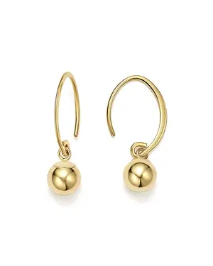Bloomingdale'S 14k Yellow Ball Drop Earrings - Gold