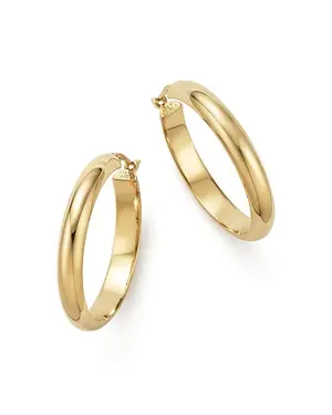Bloomingdale'S 14k Yellow Hoop Earrings - Gold