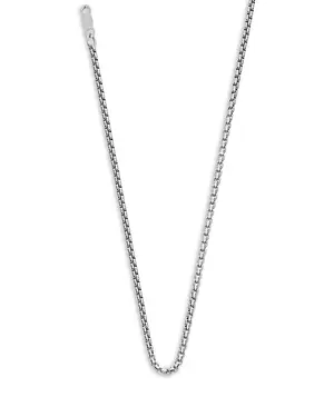 Aqua Bloomingdale's Fine Collection Sterling Venetian Chain Necklace - Silver