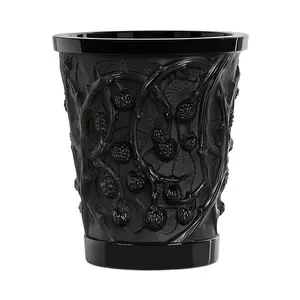 Lalique Mures Vase - Black