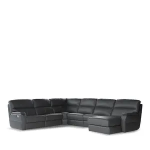 GIUSEPPE NICOLETTI Grazia 6 Piece Reclining Sectional Torello -tortora