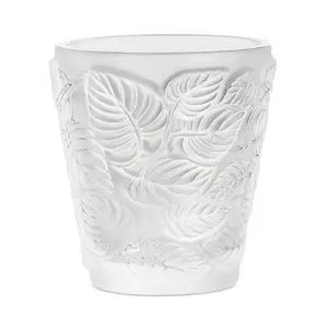 Lalique Feuilles Votive - Clear