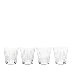 Lalique Lotus Tumblers, Set Of 4 - Clear