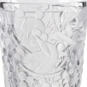 Lalique Merles & Raisins Large Vase