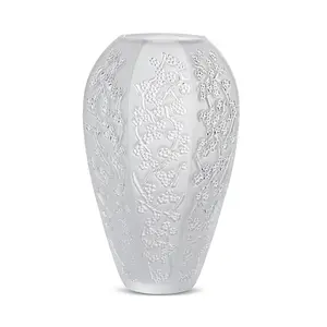 Lalique Sakura Vase, Large - Clear