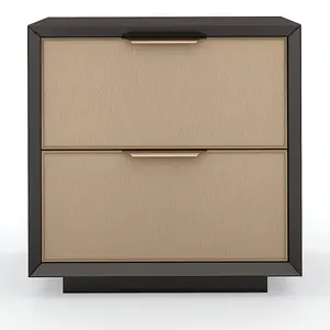 CARACOLE Double Wrap Nightstand - Chocolate