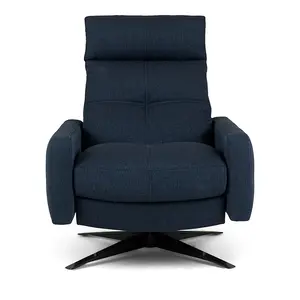 AMERICAN LEATHER Rainier Comfort Air Recliner - Apollo Navy