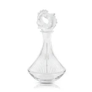 Lalique Double Fish Decanter - Clear