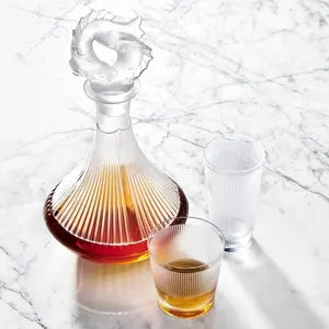 Lalique Double Fish Decanter