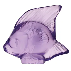 Lalique Classic Fish Light Violet