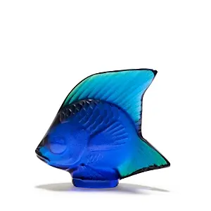 Lalique Classic Fish Midnight Blue