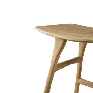 ETHNICRAFT Osso Bar Stool - Oak