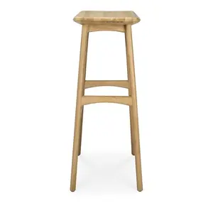 ETHNICRAFT Osso Bar Stool - Oak