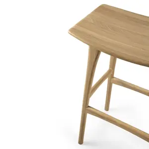 ETHNICRAFT Osso Bar Stool - Oak